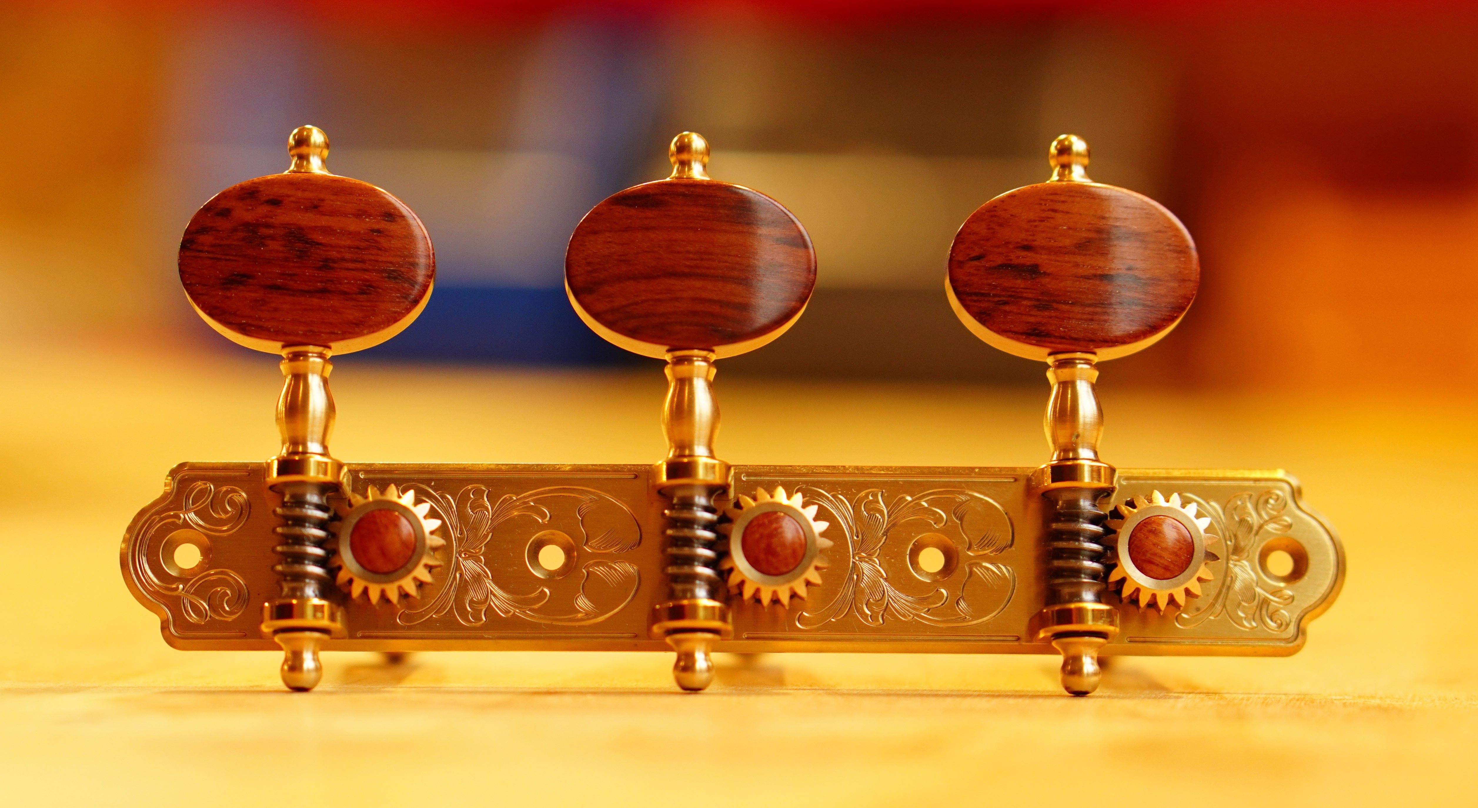 In Stock: Trinity Plate, Hand Engraving, Snakewood Buttons, Ivoroid Ro ...